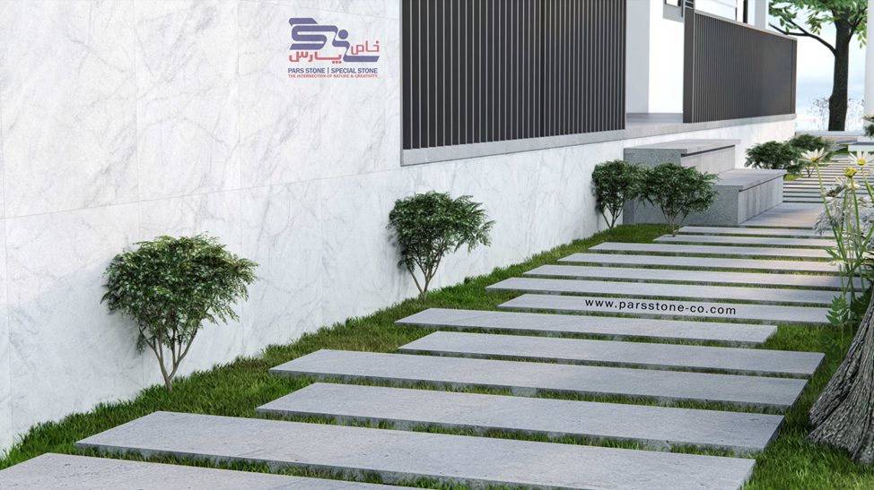 سنگ ساختمانی مناسب کف پارکینگ، حیاط، محوطه، باغ و ویلا، روف گاردن و ...